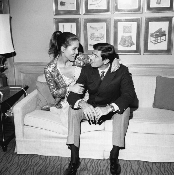 James Bond Diana Rigg and George Lazenby 1968 Old Photo | eBay