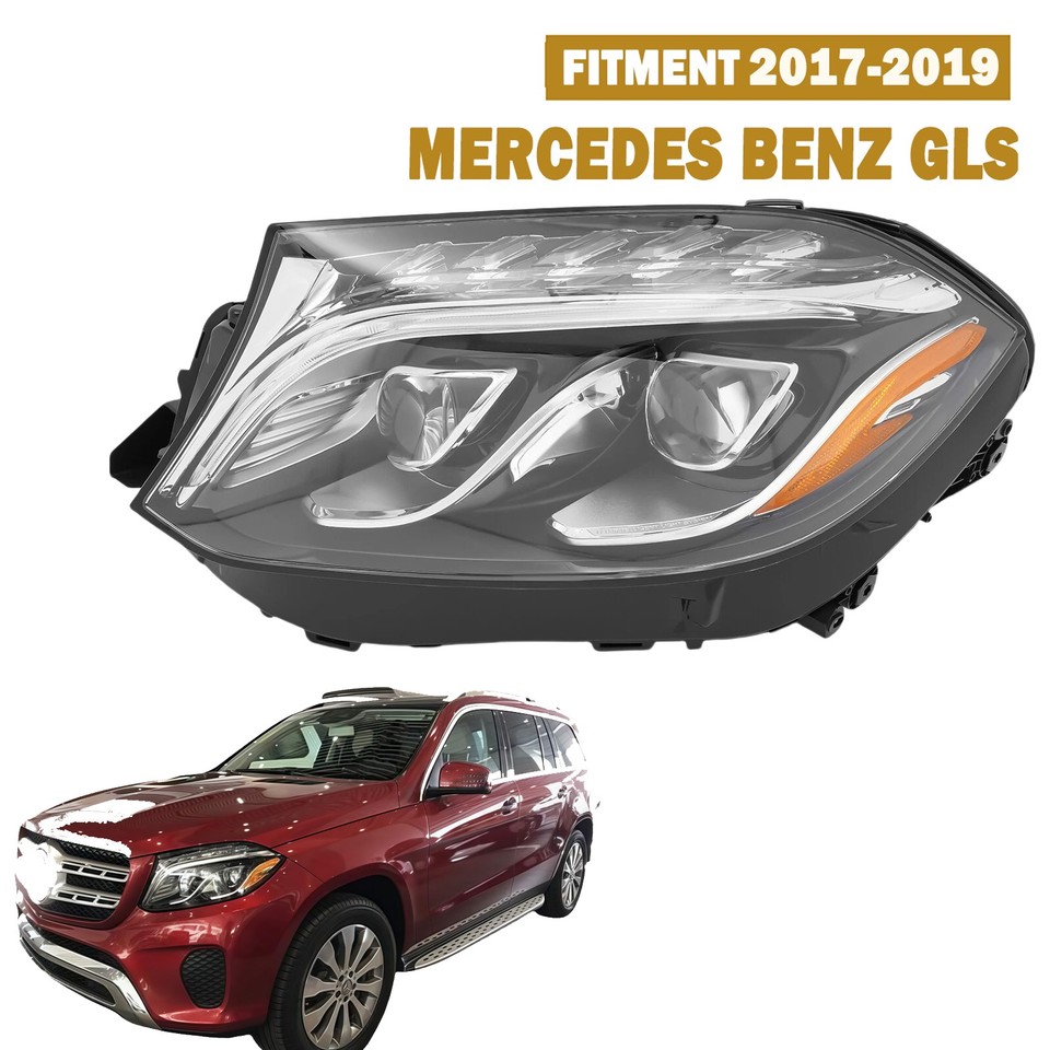 Right/ Left Side LED Headlight Headlamp For Mercedes-Benz GLS 450 2017 ...
