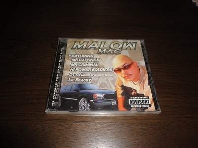 Chicano Rap CD MALOW MAC - 2003 - MR. CRIMINAL Capone-e DTTX Lil Blacky ...