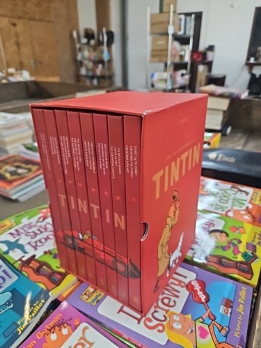 The Complete Adventures Of Tintin Collection 8 Books Box Gift Set By ...