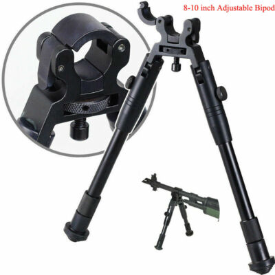 Quick Barrel Clamp-on Mount Adjustable Rifle Bipod Fit 11mm~19mm ...