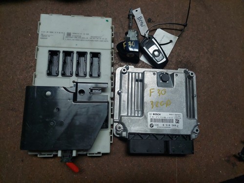 BMW F30 320d 2012 ECU KIT KEY BARREL DDE 8518568 2.0 DIESEL N47 | eBay ...