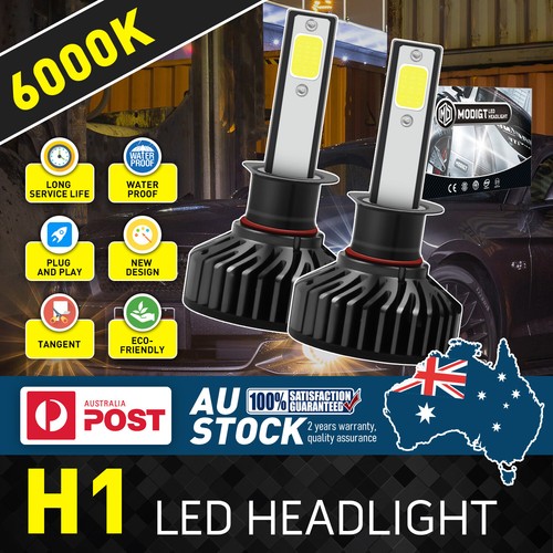 NEW H1 LED Headlight Bulbs White High-Low Beam Globes For Citroen C3 ...