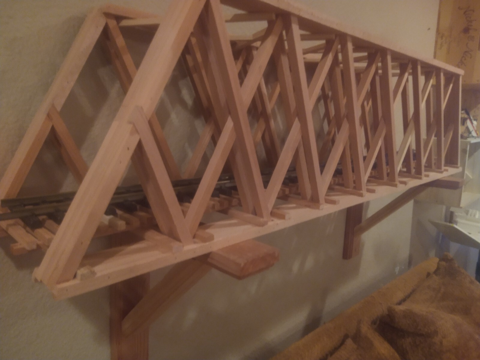 G Scale Display Truss Bridge 48"! Model Train Trestle For USA LGB MTH ...