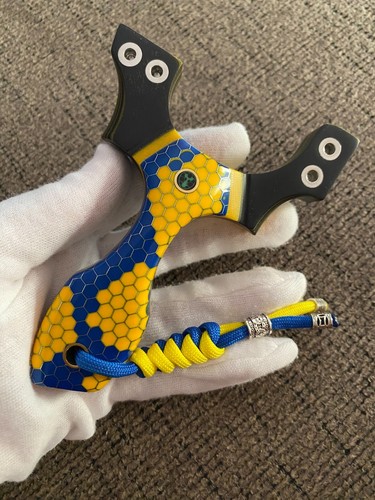 Custom Handmade. Hunting Slingshot OTTF. Left Hand Hold. 90mm | eBay