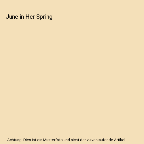 June in Her Spring 571242715 | eBay.de