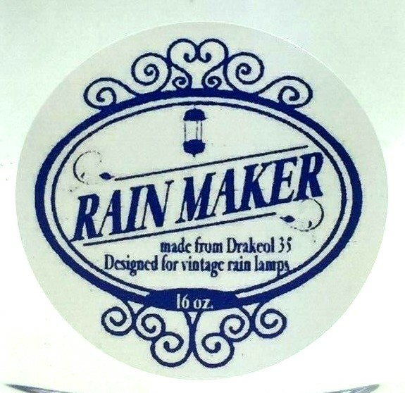 HIGH GRADE ~ 32 oz Rain Maker OEM Lamp Oil for All VTG Rain Lamps ...