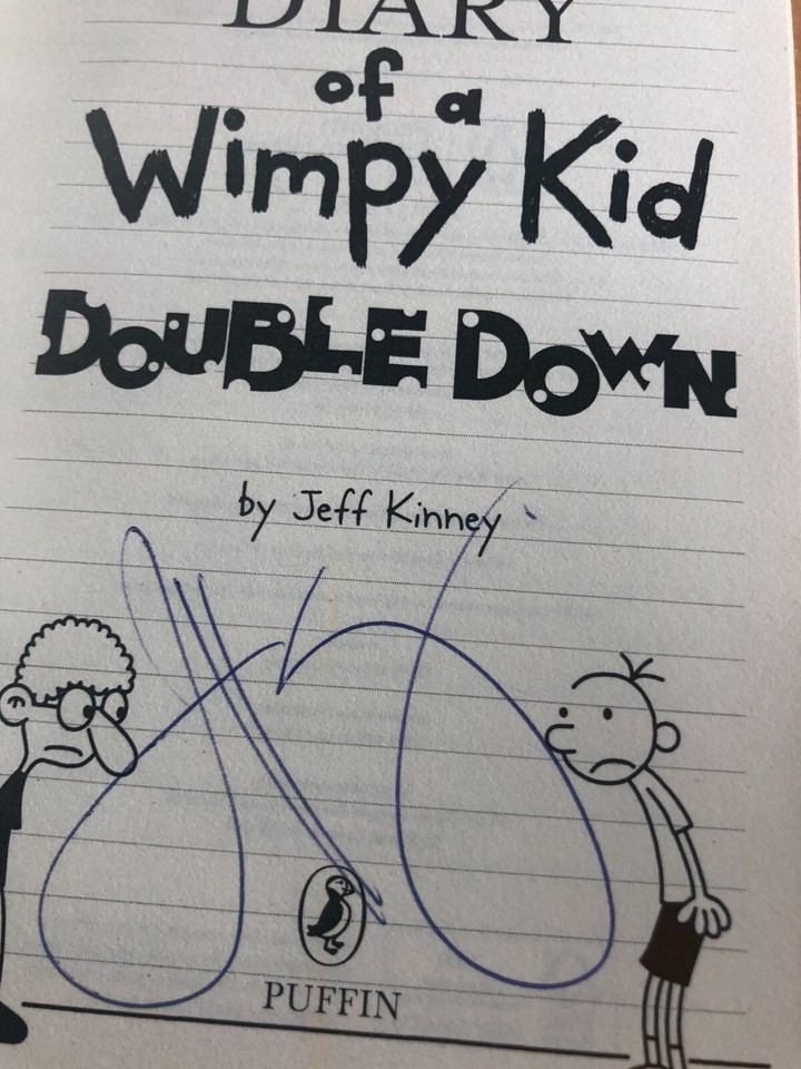 Signed First Print Editions – Diary of a Wimpy Kid Collection (15 Books ...