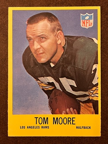 1967 Philadelphia - #93 Tom Moore Rams EXMint-Near Mint EXMT-NM (Set ...