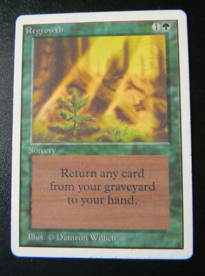 REGROWTH : UNLIMITED : MTG : 1993 : FINE : SEE PHOTO'S | eBay