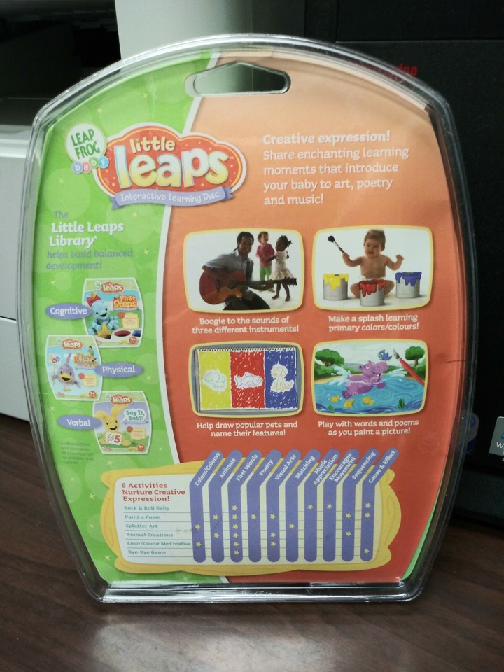 LEAP FROG LITTLE LEAPS CREATIVE BABY DISCOVERING ART AND MUSIC (CD) | eBay