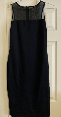 Piphany Dress Black Mesh Bodycon Midi Size Small NWT | eBay