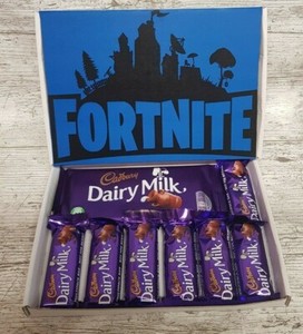 Fortnite Cadburys Dairy Milk Chocolate Gift Box Personalised Birthday ...