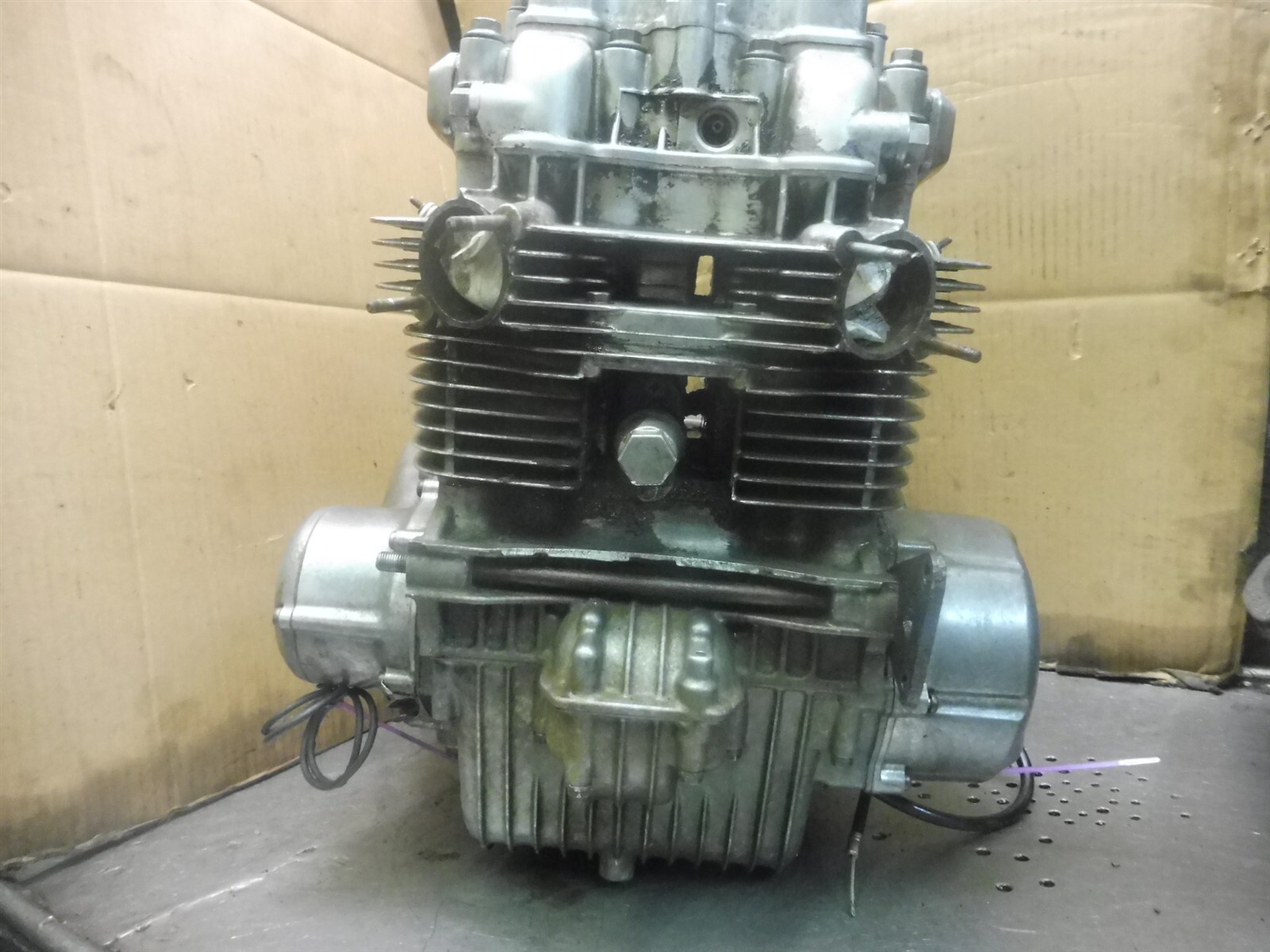 1976 Kawasaki KZ400 KM178. engine motor good compression | eBay