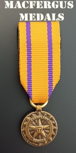 TXSG Miniature Texas State Guard Exemplary Service Medal | eBay