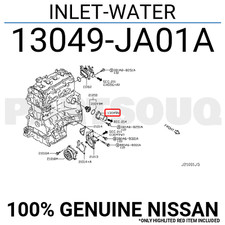 13049-ec80a Nissan Inlet-water 13049EC80A Genuine OEM Part for sale ...