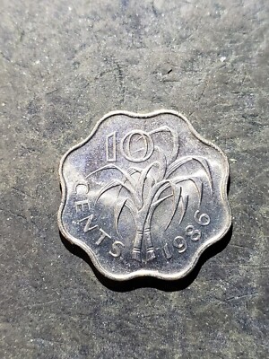 1986 Swaziland 10 Cents Coin #17 | eBay