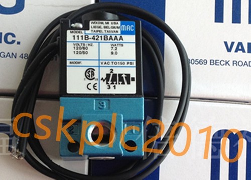 1 PCS NEW IN BOX MAC Solenoid Valve 111B-421BAAA | eBay