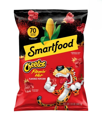 🟠 New Limited Edition Smartfood CHEETOS Cheese Cheddar Popcorn Bag 7oz ...