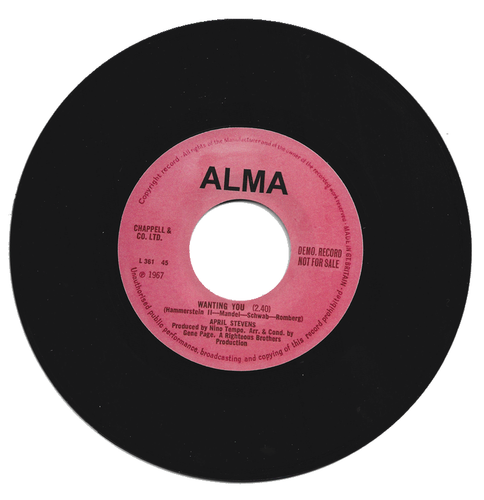 April Stevens Wanting You/Dottie Cambridge Cry Your Eyes Northern Soul ...