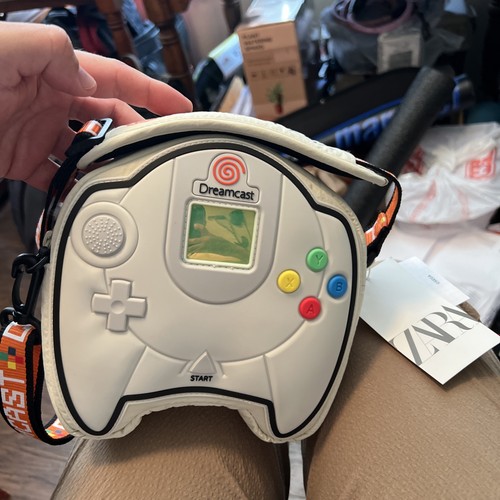 Zara x Sega Dreamcast Controller Crossbody Bag Orange White | eBay