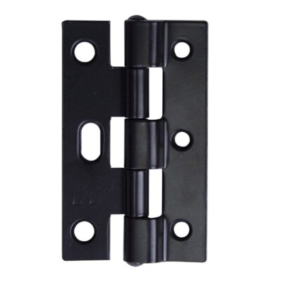 10 x Whitco STEPPED STEEL SECURITY DOOR HINGE 28x8x80mm Fixed Pin *Aust ...