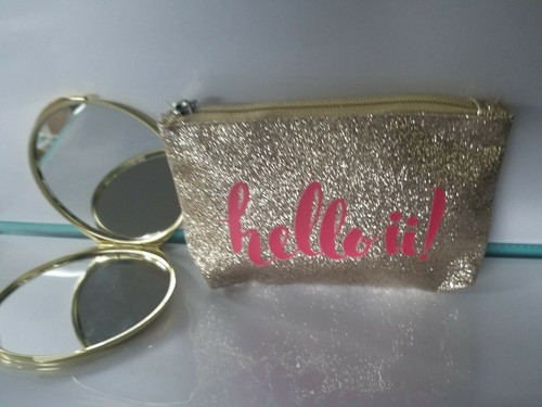 Scunci Hello ii Mirror Compact With Bag | eBay