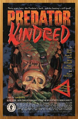 1997 Predator Kindred Vintage Print Ad/Poster Igor Kordey Comics Promo Art 90s | eBay