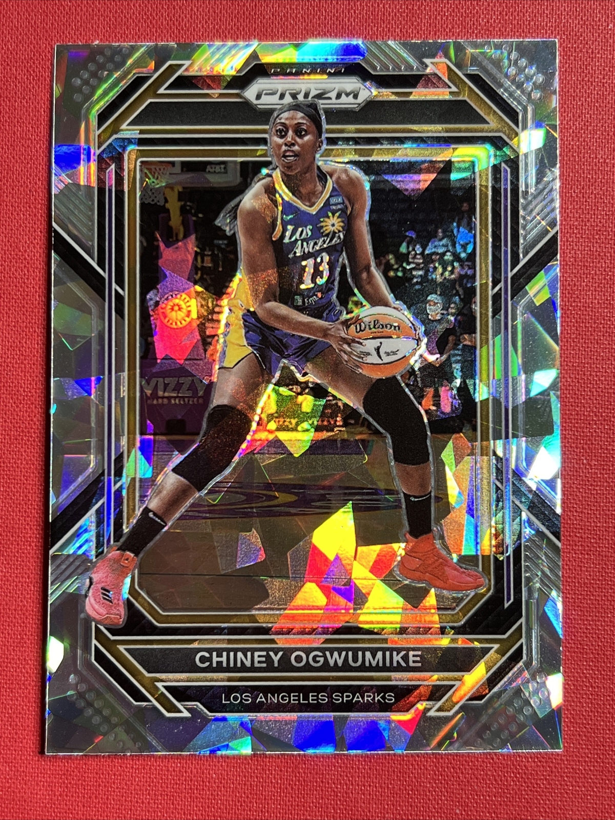 2023 Panini Prizm WNBA Ice Prizm Parallel 127 Chiney Ogwumike Los ...