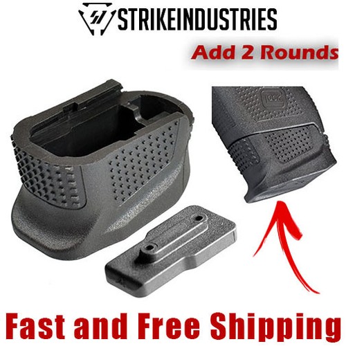 Strike Industries Enhanced Magazine Base Plate Extension Add +2 Rd for ...