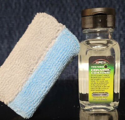 Technician's Choice CERAMIC COATING TEC580 w/NEW MICROFIBER APPLICATOR ...