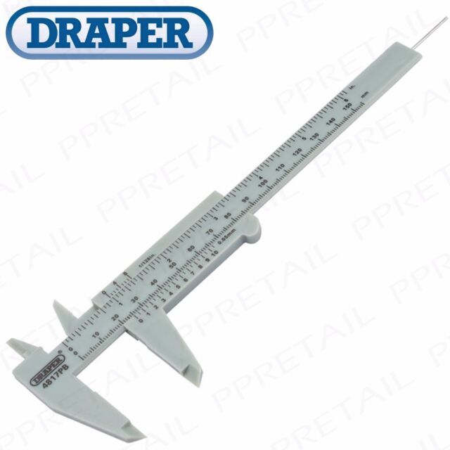 Draper Plastic Vernier Caliper - Silver (73863) for sale online | eBay