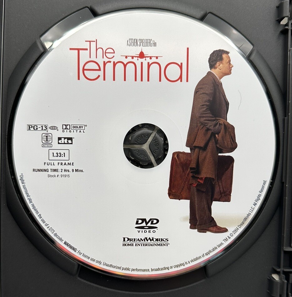 The Terminal DVD Tom Hanks Catherine Zeta-jones Free Shipping 2004 ...