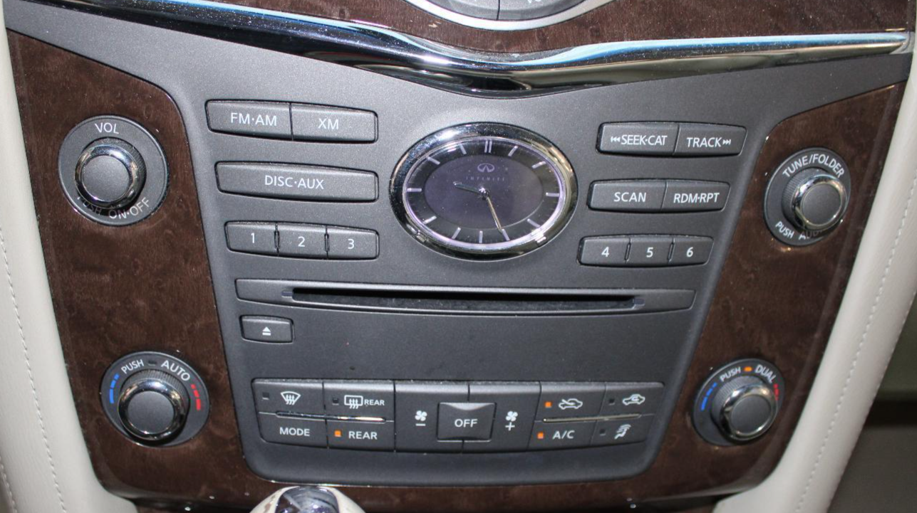2014-2017 INFINITI QX80 OEM Radio Heat AC Climate (Control Panel) CD ...
