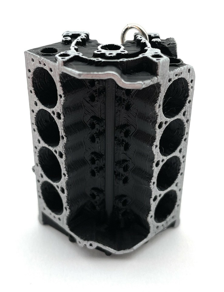 Small Block Chevy V8 Keychain | Model Chevrolet Engine Block | GM ...