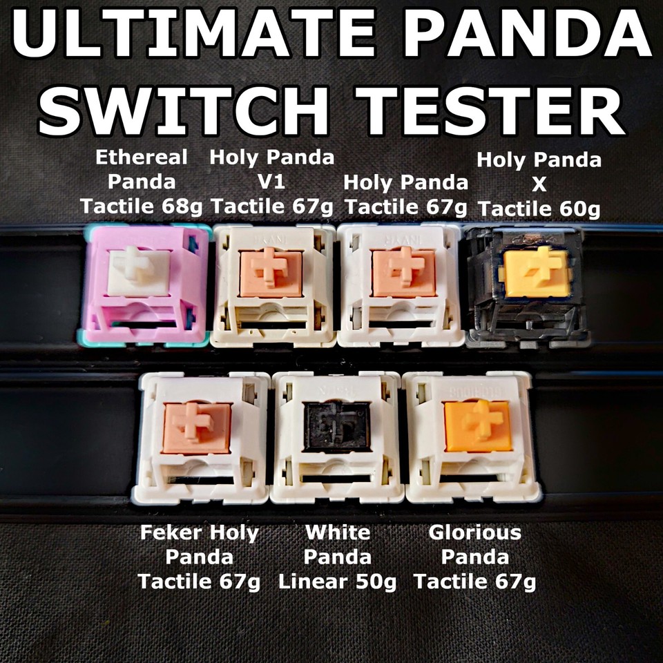ENTHUSIAST Mechanical Keyboard Switch Tester Samples - CHOOSE YOUR OWN ...
