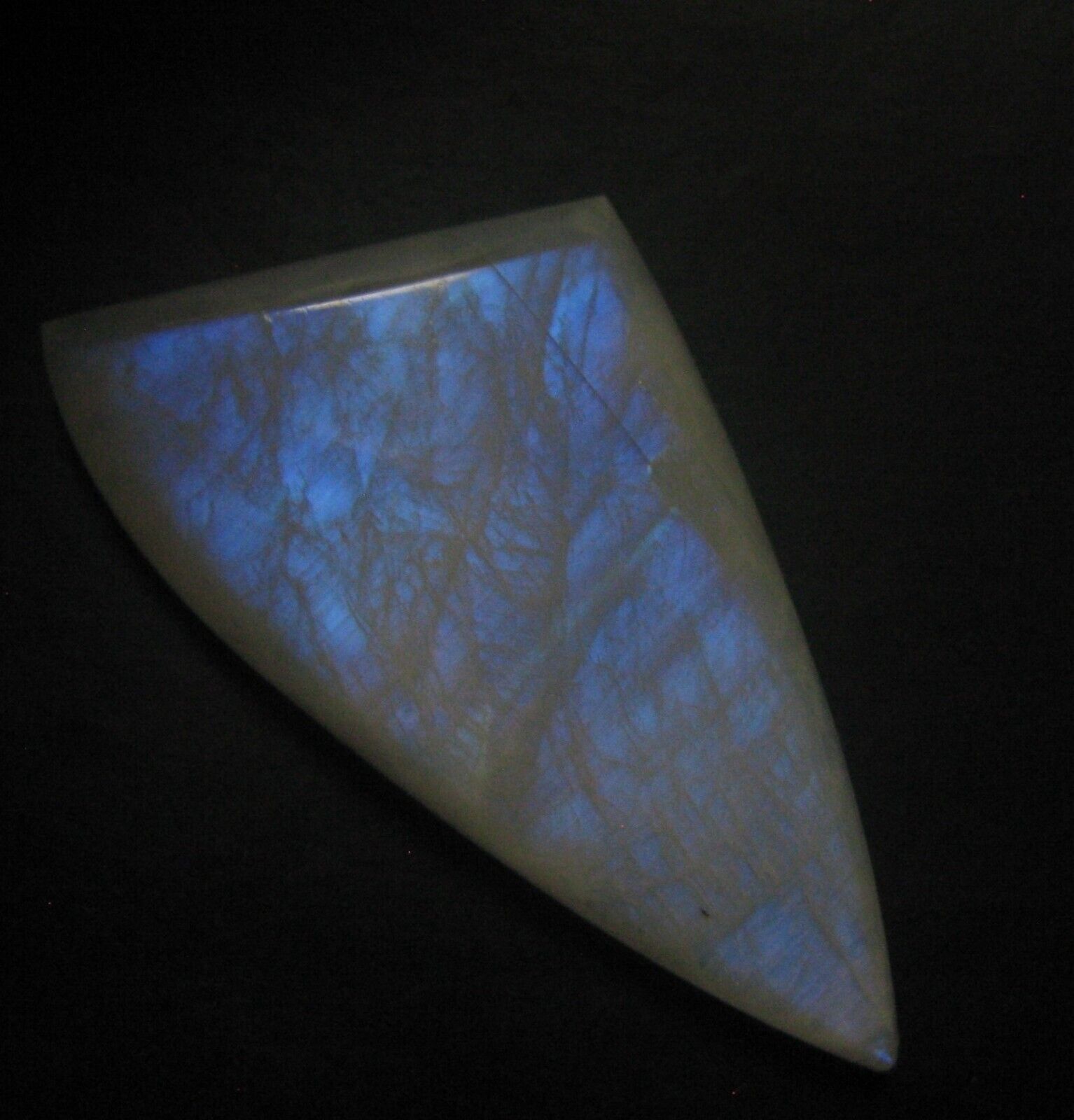 Natural Rainbow Moonstone Fancy 49.60 ct Loose Gemstone Flat Back Cab H ...