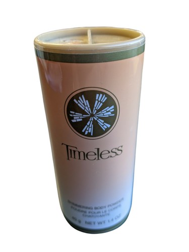 AVON 2002 TIMELESS SHIMMERING BODY POWDER silky perfume talc sparkling ...
