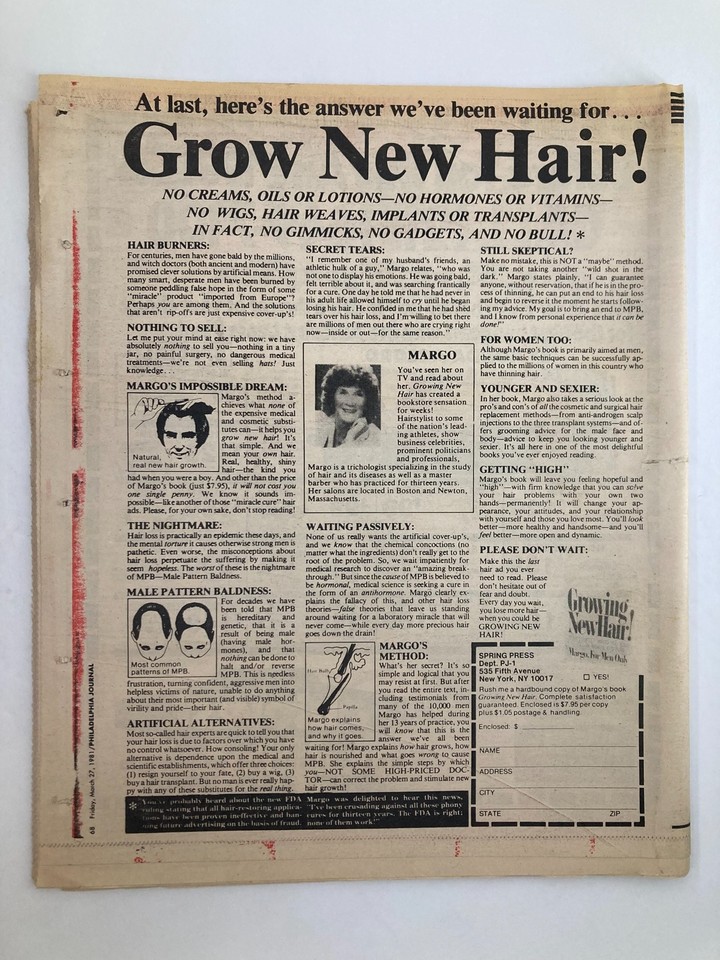 Philadelphia Journal Tabloid March 27 1981 Vol 4 #93 Carol Burnett ...