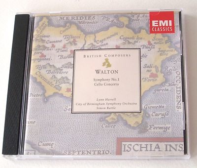 Walton Symphony No. 1 Cello Concerto Harrell Rattle GER | eBay