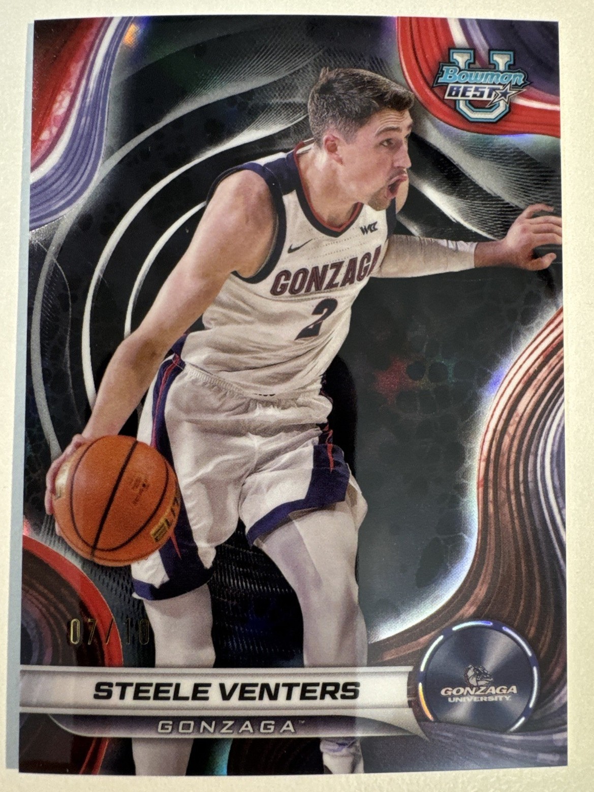 2024-25 Bowman University Best - Steele Venters #90 Black Refractor /10 ...