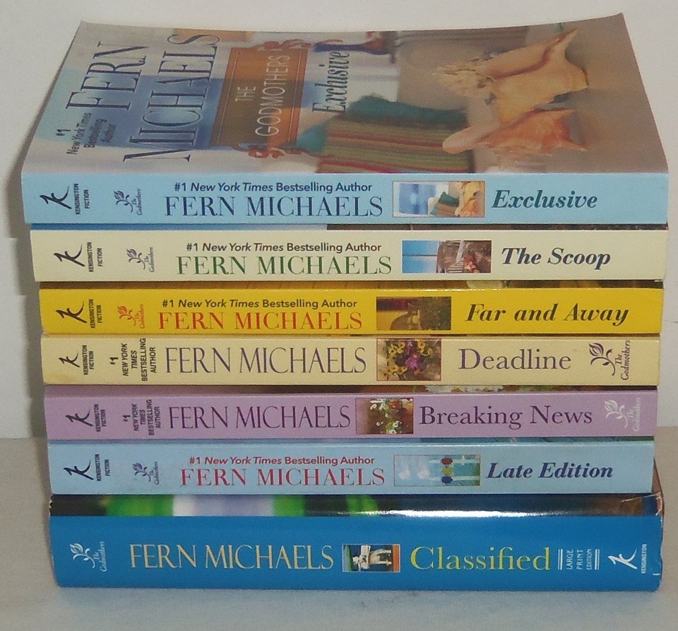 7 DIFFERENT FERN MICHAELS GODMOTHER SERIES BOOKS COMPLETE SET | eBay