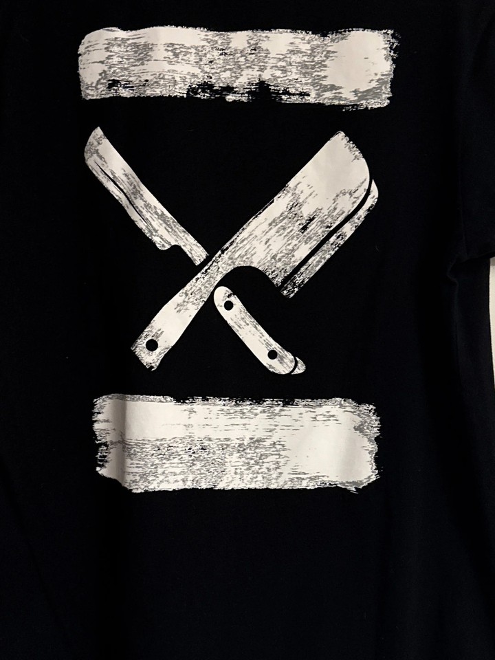 Distorted People T-shirt Homme Noir Casual Imprimé Logo (EU 48) | eBay