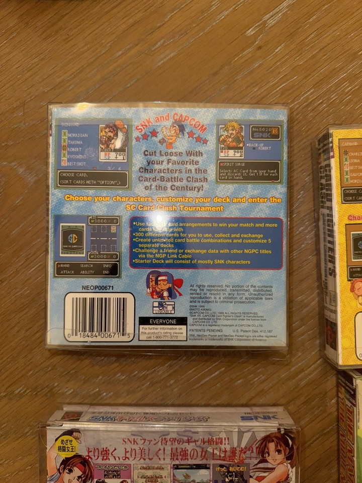 Bundle of 4 Neo Geo & Neo Geo Pocket Color Games all Complete in Box | eBay