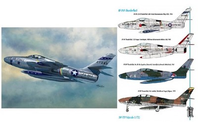 Sword Models 72116 1:72 Republic RF-84F Thunderflash Aircraft Plastic ...