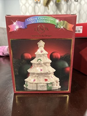 Lenox Seasons Sparkle Tree Lit Figurine Christmas tree collectable ...