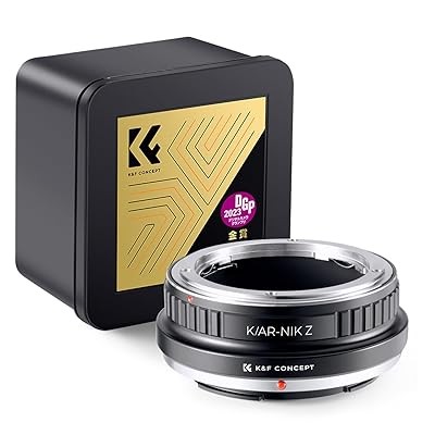 Lens Mount Adapter Nikon Z Compatible K/Ar-Nik Manual Focus Konica Ar ...