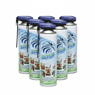 6x Falcon Compressed Air Duster Cans 500ml - PC, Keyboard, Electronics ...