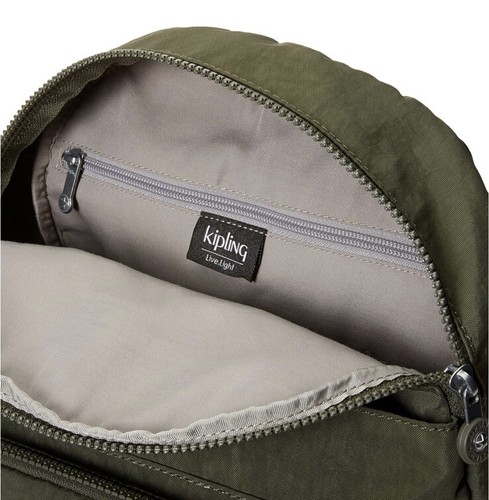 Kipling Backpack Queenie Jaded Green Tonal KI0522 NWT MSRP $104 | eBay