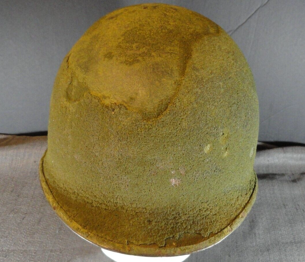ORIGINAL U.S. UNITED STATES WWII M-1 STEEL POT HELMET M1 PARATROOPER | eBay
